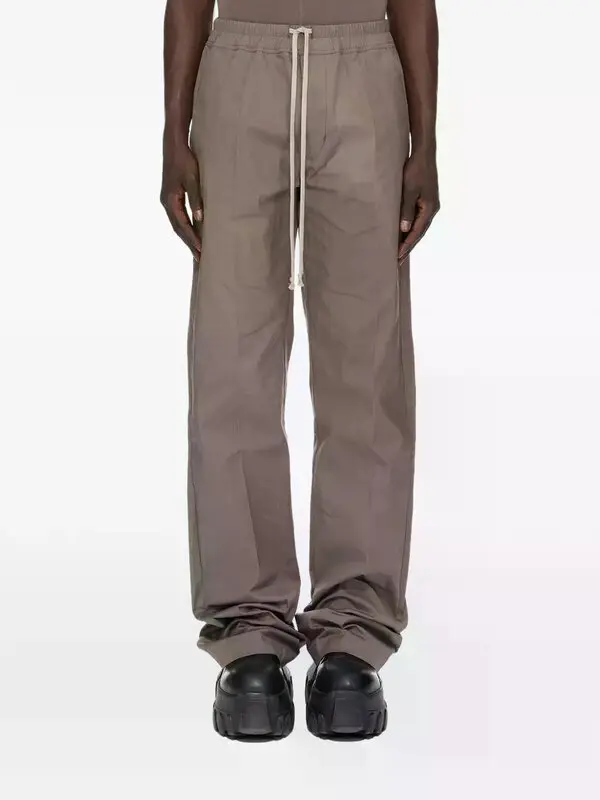 Rick Owens Drawstring Waist Trousers - Neutrals