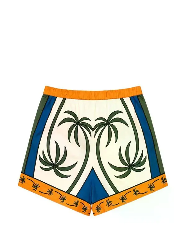 Farm Rio Tropical-graphic Drawstring Shorts