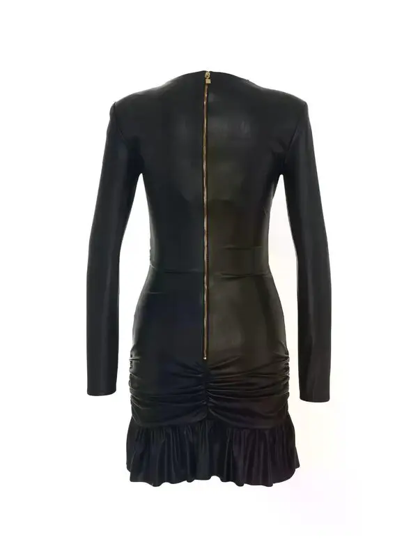 Elisabetta Franchi Ruffled-hem Mini Dress