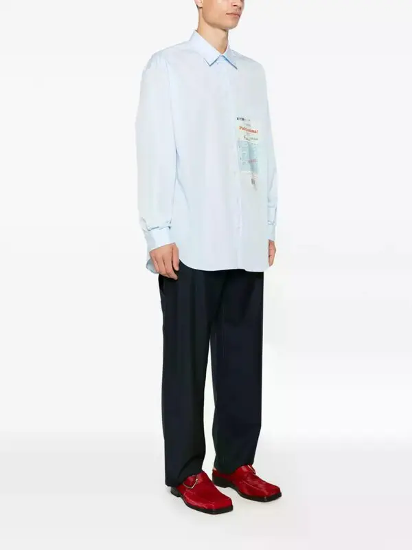Moschino Graphic-print Patch-pocket Shirt