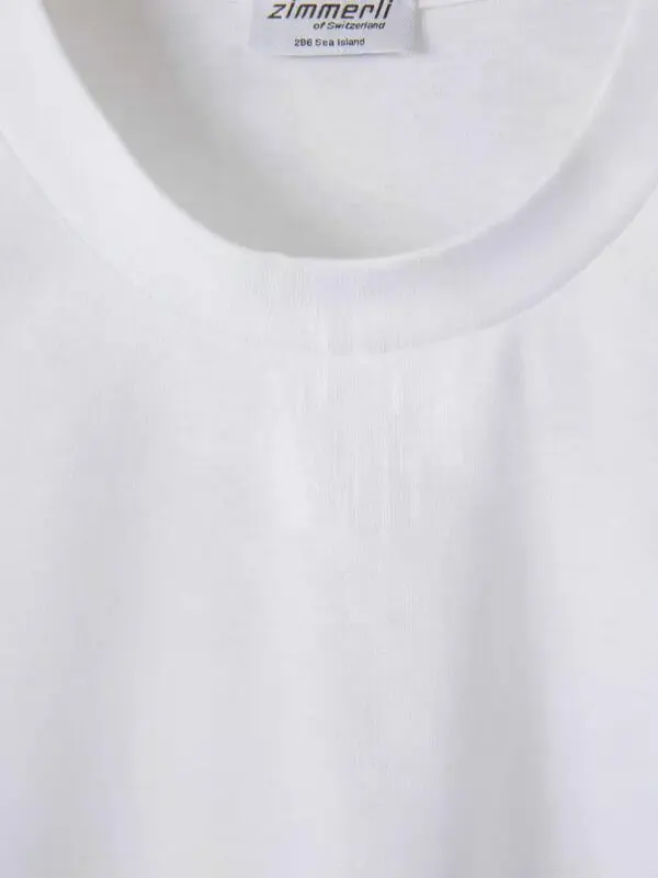 Zimmerli Ribbed-collar T-shirt