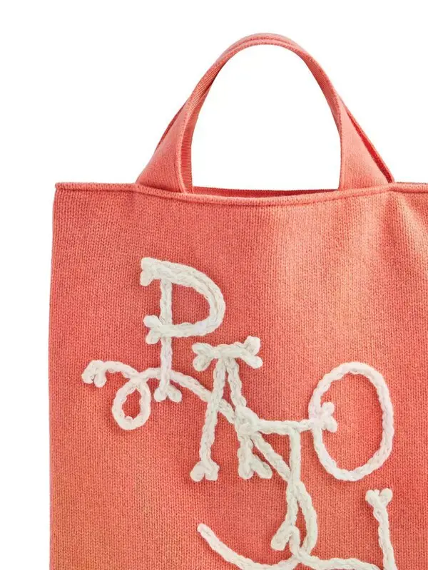 PATOU Embroidered Tote Bag