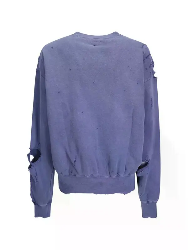 KURO Distressed Washed Sweatshirt