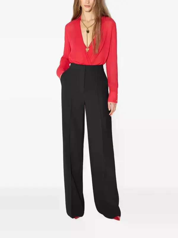 Elisabetta Franchi Bodysuit With Padlock Detail - Red