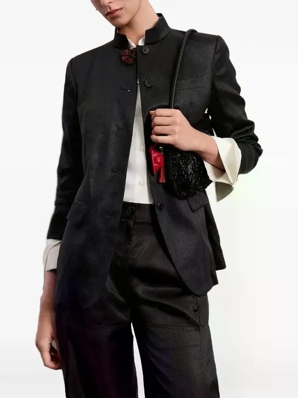 Shanghai Tang Satin Blazer