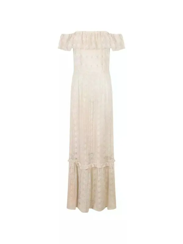 Antik Batik Dolly Lace-panelled Maxi Dress