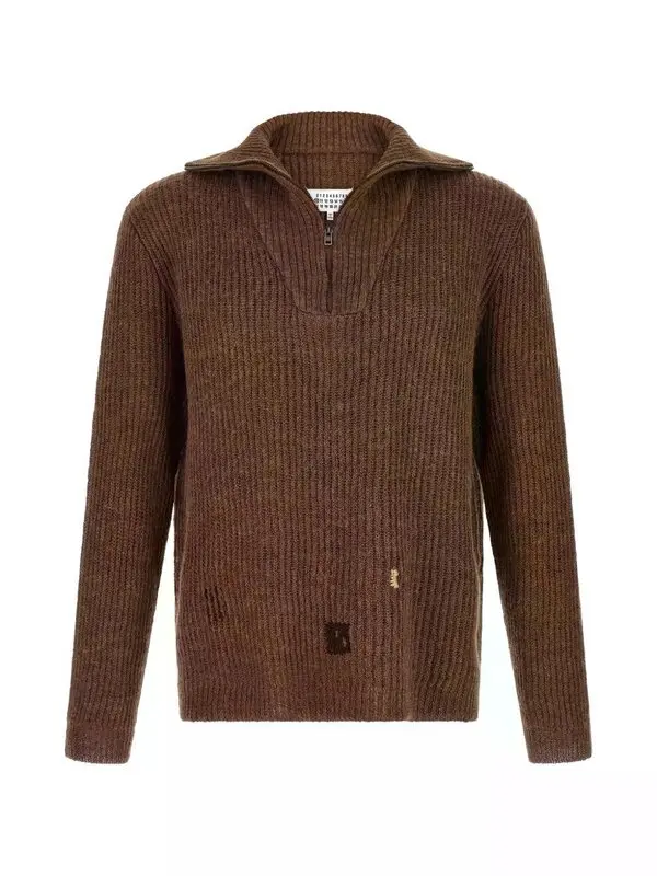 MAISON MARGIELA Four Stitches Sweater - Brown