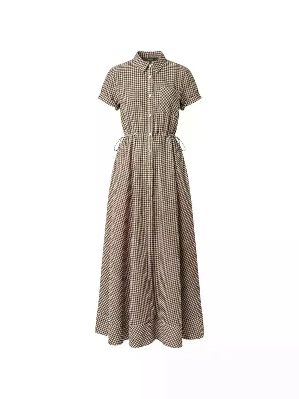 TOCCIN Maggie Linen Maxi Dress