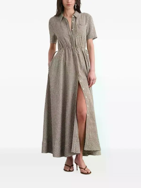 TOCCIN Maggie Linen Maxi Dress