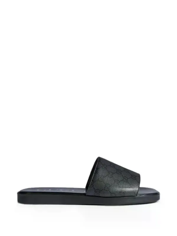 Gucci Gg Slide Sandals - Grey