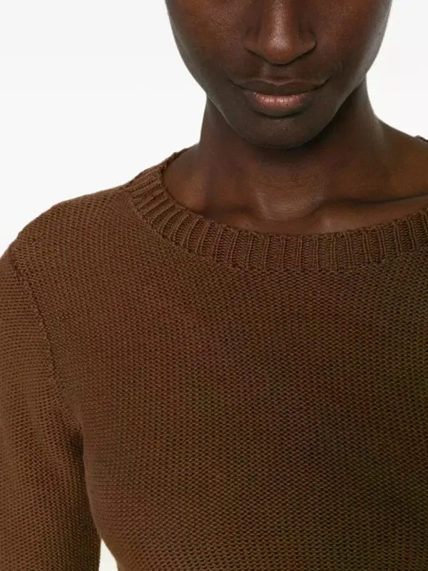 BASERANGE Ribbed-trim Sweater