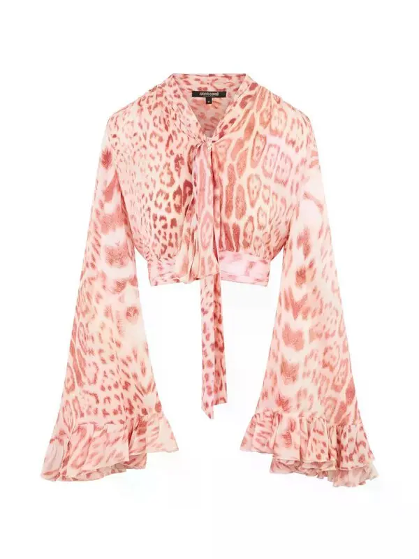 Roberto Cavalli Leopard-print Blouse