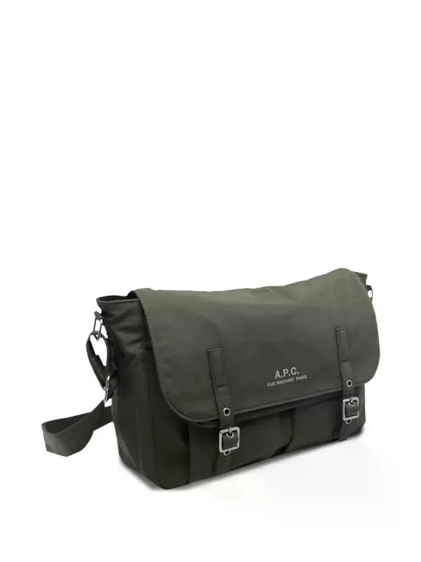 A.p.c. Archive Buckle Shoulder Bag - Green