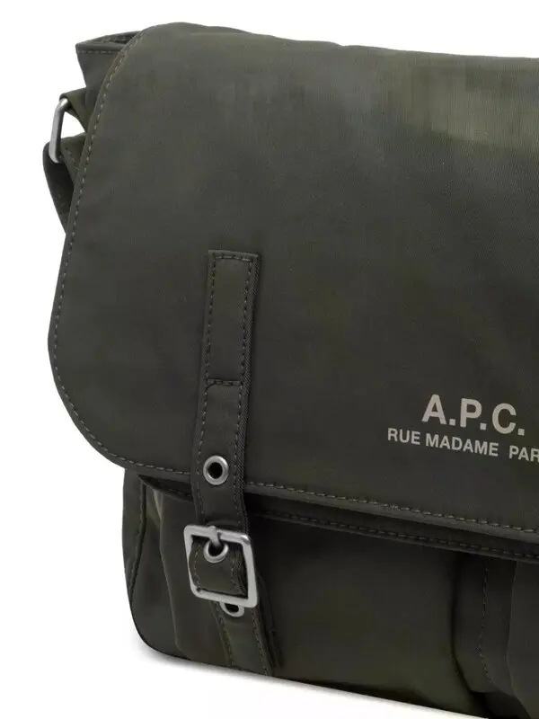 A.p.c. Archive Buckle Shoulder Bag - Green