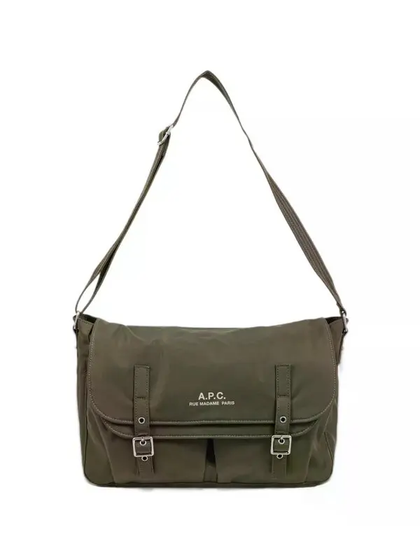 A.p.c. Archive Buckle Shoulder Bag - Green