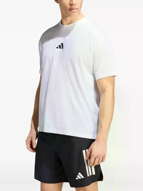 Adidas Running State Of Mind Graphic-print T-shirt - White