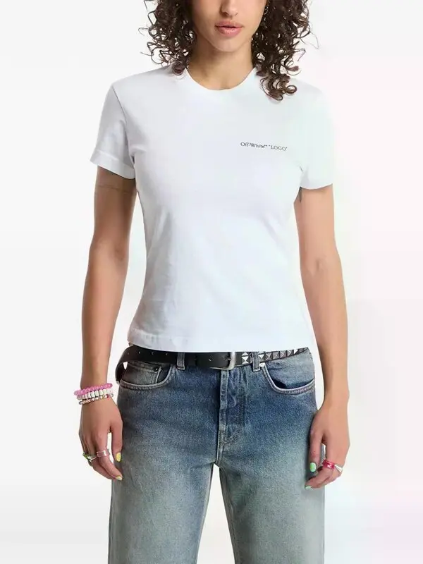 Off-White Logo-print Fitted T-shirt