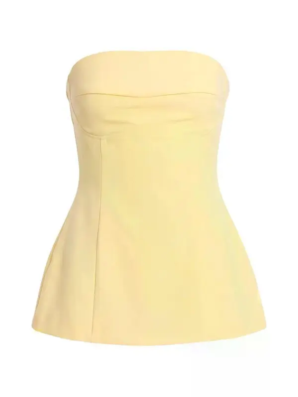 AXEL 113 Scarlett Strapless Top - Yellow