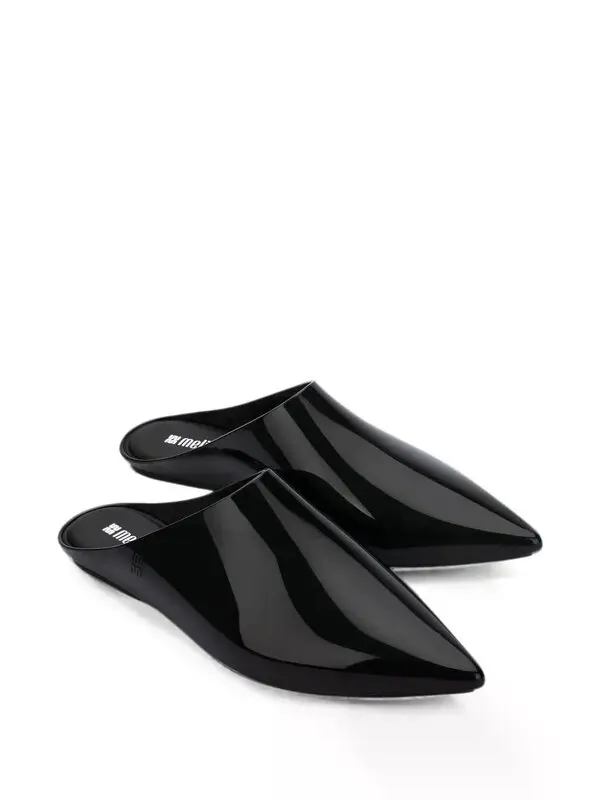 Melissa She Ii Pointed-toe Mules - Black