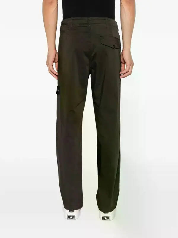 Stone Island Logo-patch Belt-loop Trousers