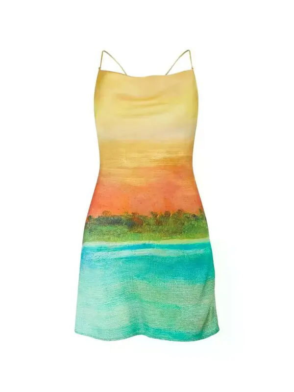 DONDE ESTEBAN Formentera Mini Dress - Blue