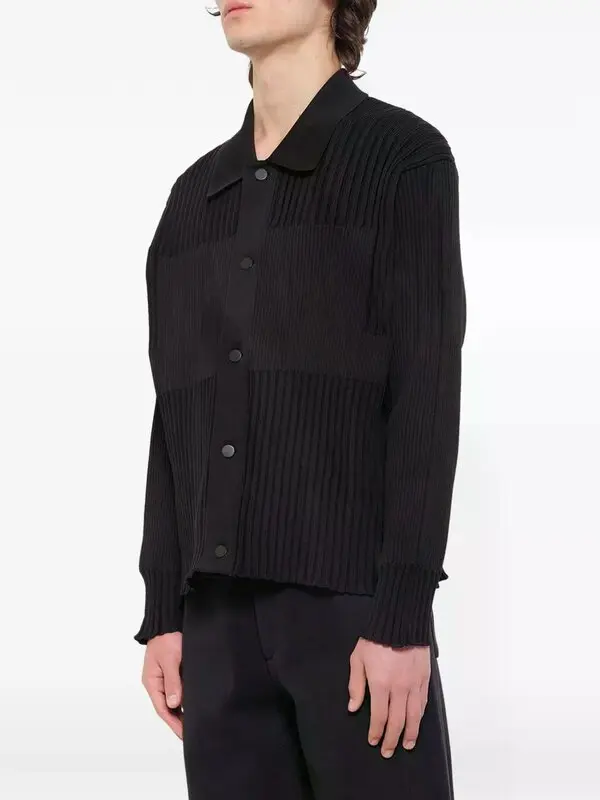 CFCL Fluted Texture Shirt-collar Cardigan