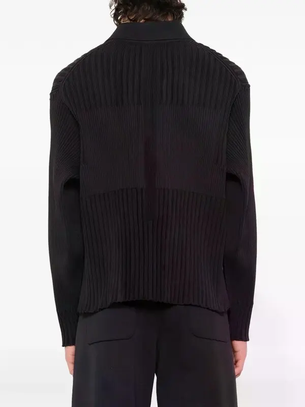 CFCL Fluted Texture Shirt-collar Cardigan