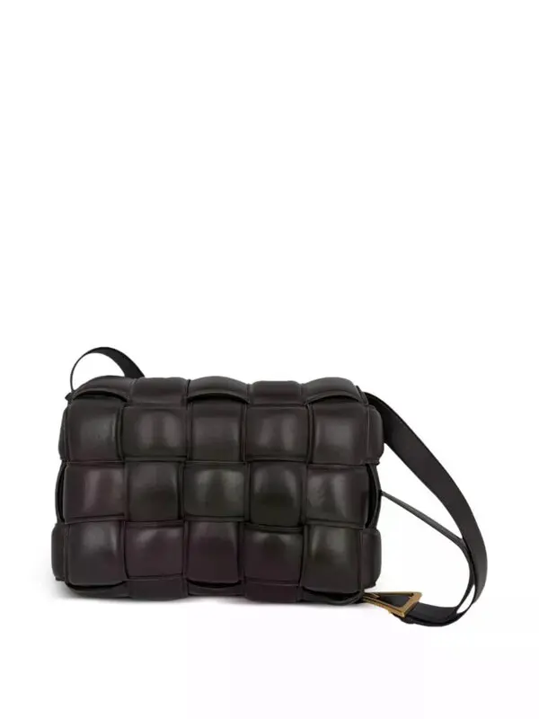 Bottega Veneta Cassette Padded Cross Body Bag - Brown