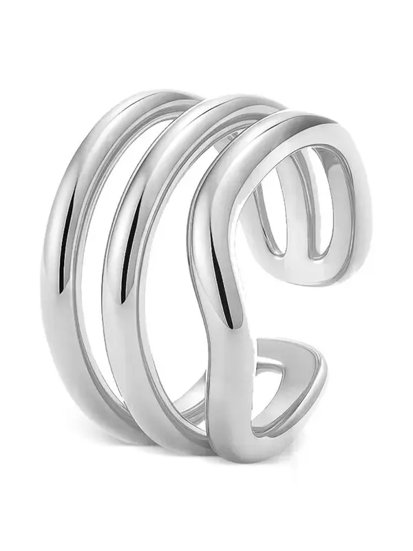 YOJ Arce Multi-band Ring - Silver