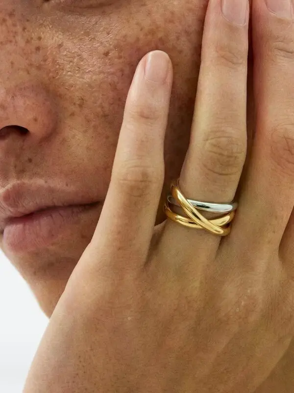 YOJ Fusion Intertwined Rings - Gold