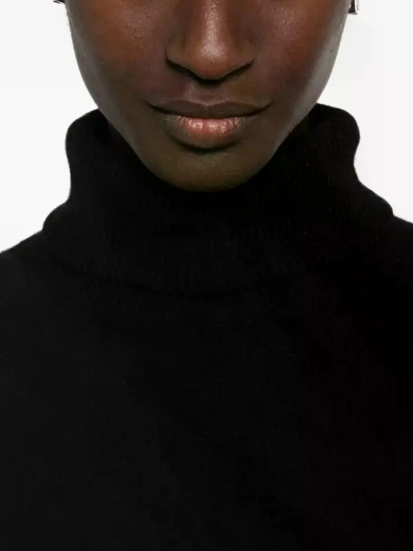 BASERANGE Roll-neck Ribbed-trim Sweater