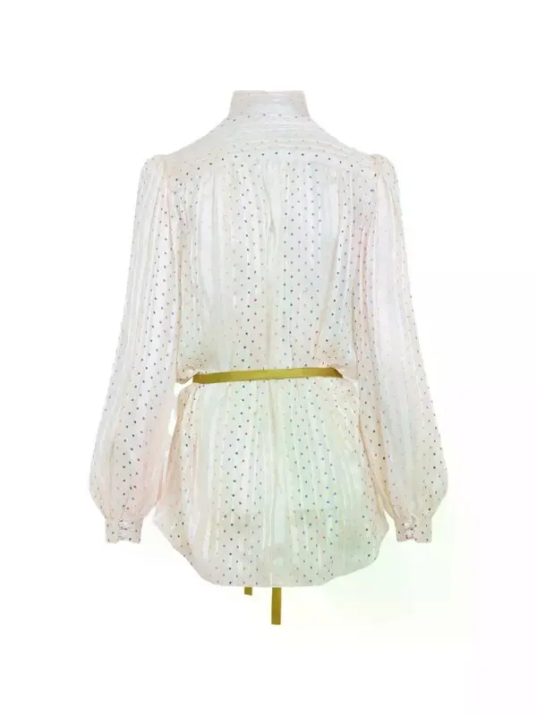 Valentino Garavani Star-print Silk Blouse