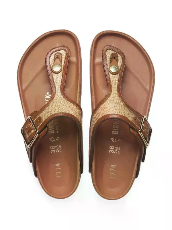 BIRKENSTOCK 1774 Gizeh Sandals - Brown