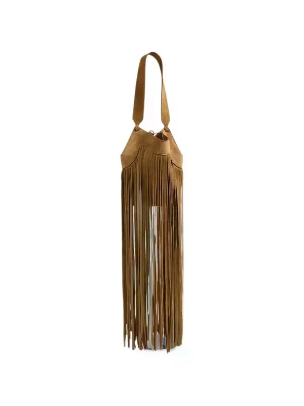 Khaite Lotus Fringe Shoulder Bag
