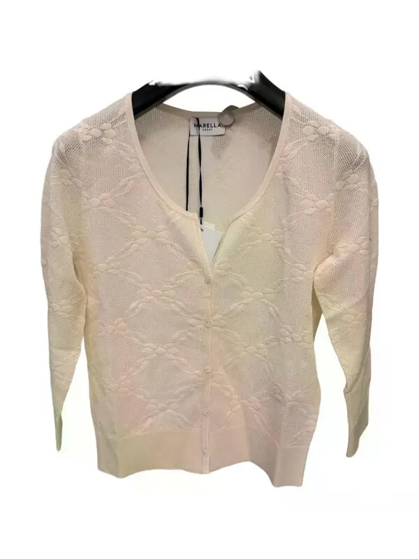 Marella Floral-embroidered V-neck Cardigan