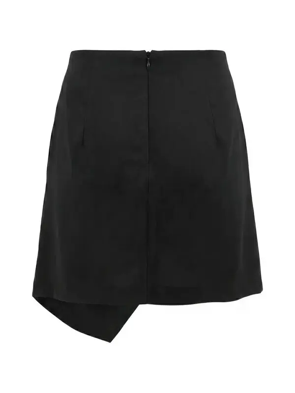 Elisabetta Franchi Knot Detail Asymmetric Mini Skirt