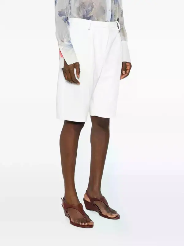 BLUGIRL Tailored Shorts With Pleated Details