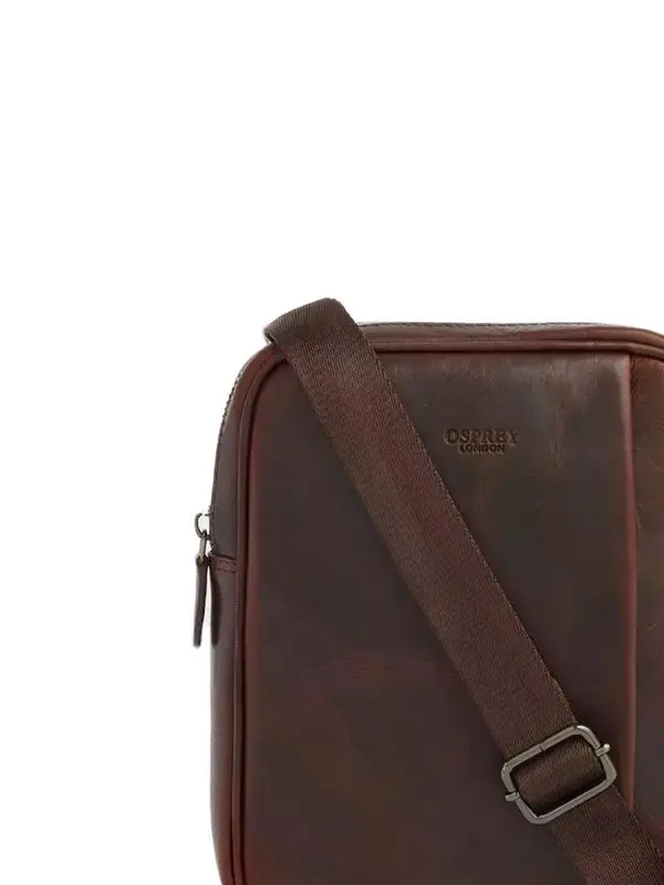 OSPREY LONDON Osprey Small Carter Logo-embossed Messenger Bag