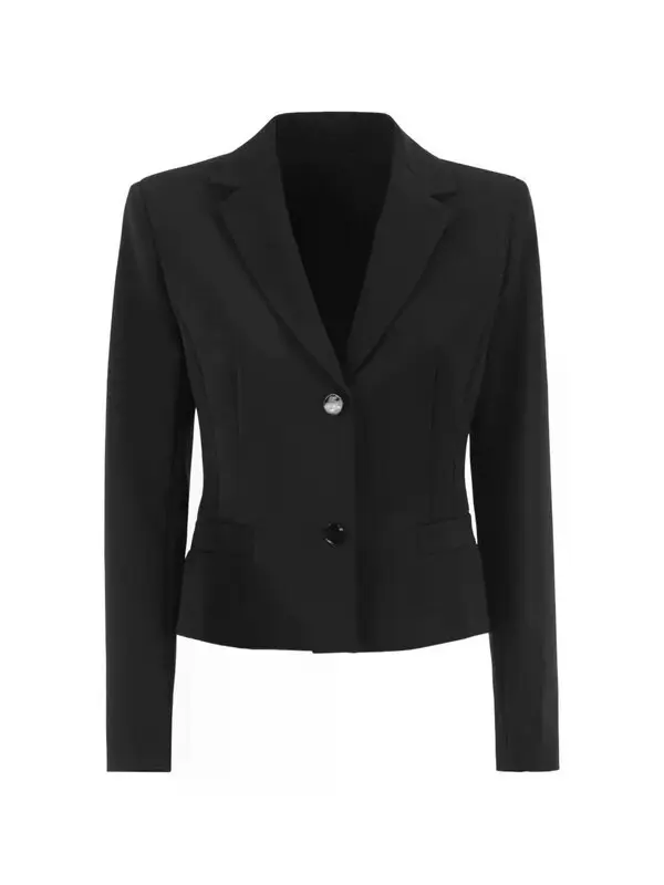 Max Mara Single-breasted Slim-fit Blazer - Black