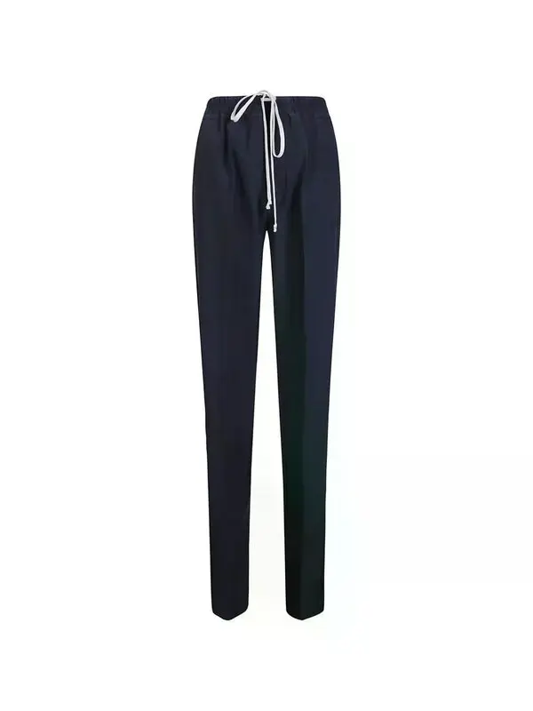 Rick Owens Dietrich Drawstring Trousers - Black