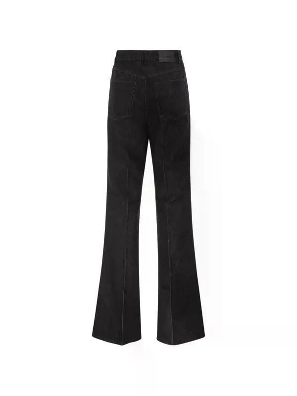 Sportmax Flared-leg Zip-detail Jeans