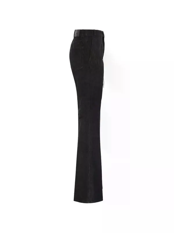 Sportmax Flared-leg Zip-detail Jeans