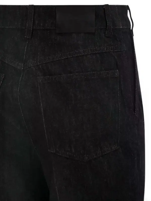 Sportmax Flared-leg Zip-detail Jeans