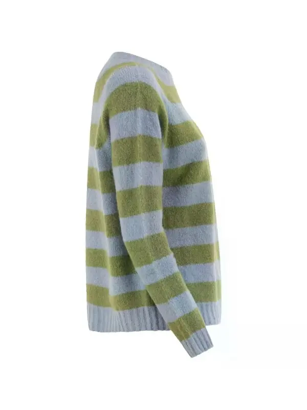 Max Mara Striped Brushed Sweater