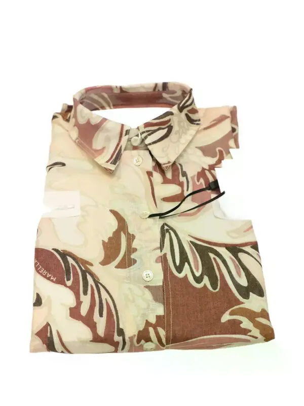 Marella Abstract-print Button-down Shirt