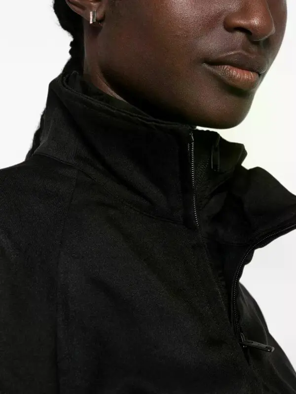 Y3 Button-detail High Neck Zip-up Jacket