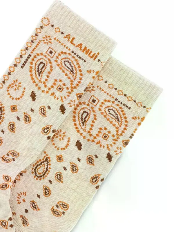 Alanui Paisley-jacquard Socks