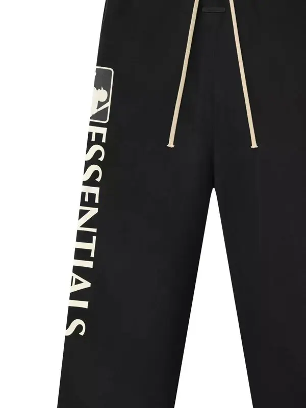 Fear Of God Mlb Logo-print Track Pants - Black