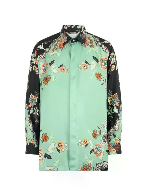 Roberto Cavalli Floral-print Shirt