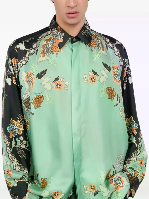 Roberto Cavalli Floral-print Shirt